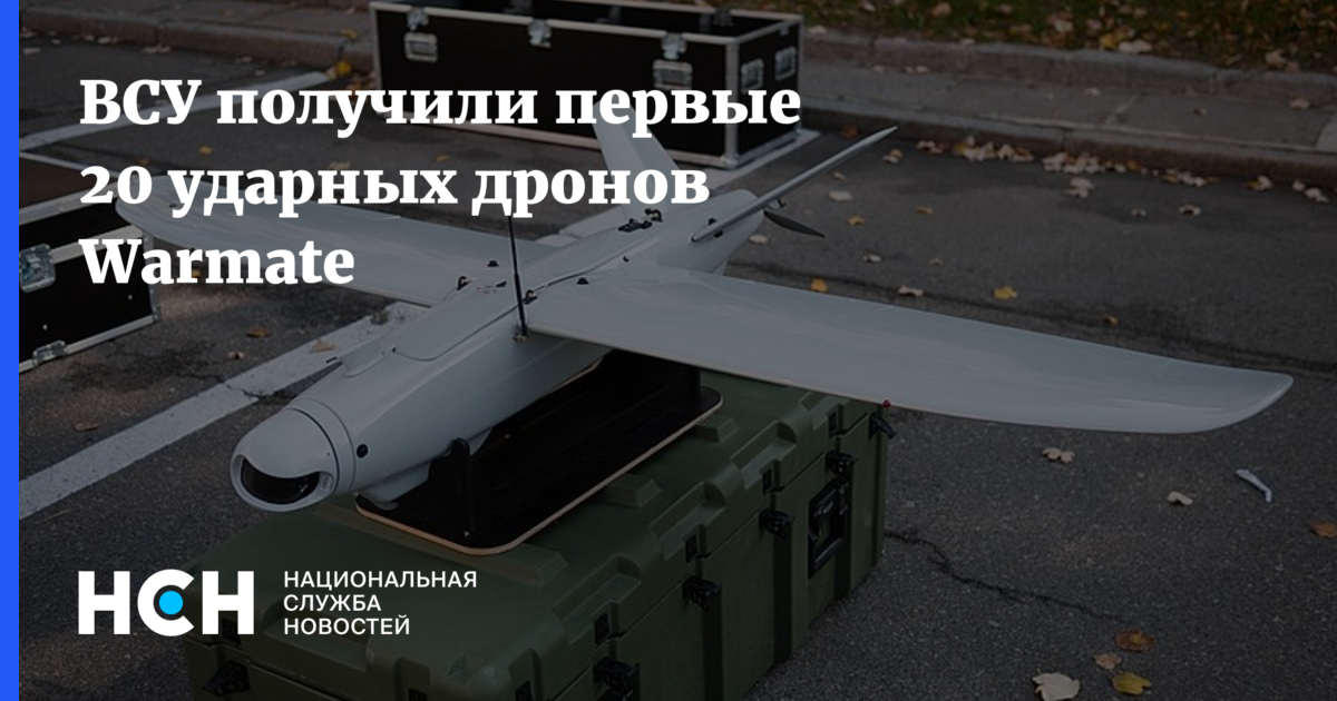 ВСУ получили первые 20 ударных дронов Warmate